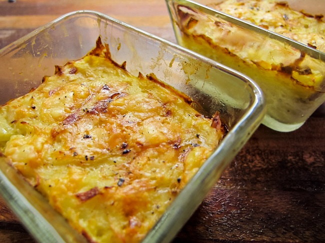 Riven Potatisgratäng | Recept från Matskafferiet